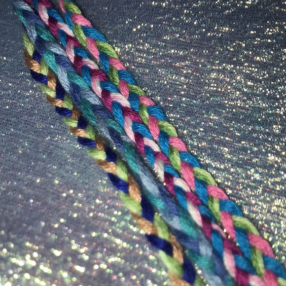 Hand Crafted | Accessories | 65 4pc Handmade Colorful Braided ...